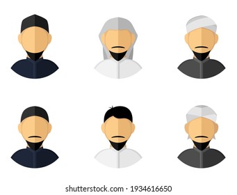 Muslim Character Design Complete His Signature: เวกเตอร์สต็อก (ปลอดค่า ...