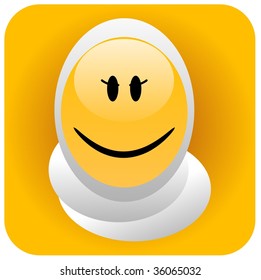 Muslim Smiley Woman Stock Illustration 36065053 | Shutterstock