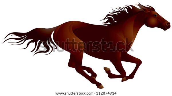 Dibujo De Caballo Mustang Salvaje