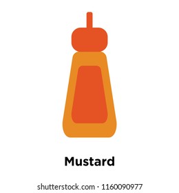 Mustard Icon Vector Isolated On White Stock Vector (Royalty Free ...