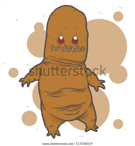 Mutant Monster 07 Vector Stock Vector (Royalty Free) 113706019 ...
