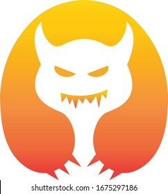 Mutant Monster Logo Icon Vector Stock Vector (Royalty Free) 1675297186 ...