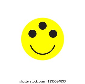 Mutant Smiling Face Stock Vector (Royalty Free) 1135524833 | Shutterstock