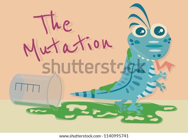 Mutation Animal Vector Cartoon Illustration Mutant Stock Vector ...