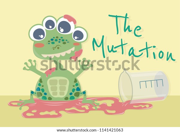 Mutation Animal Vector Cartoon Illustration Mutant Stock Vector ...