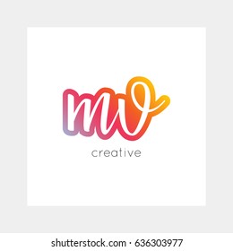 Mv Logo Vector Useful Branding App Stock Vector (Royalty Free ...
