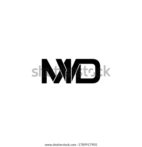 Mvd Letter Original Monogram Logo Design: เวกเตอร์สต็อก (ปลอดค่า ...