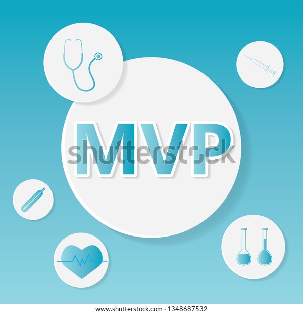 Mvp Mitral Valve Prolapse Medical Concept 库存矢量图（免版税）1348687532 ...
