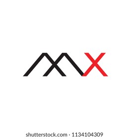 Mx Logo Letter Design Stock Vector (Royalty Free) 1134104309 | Shutterstock