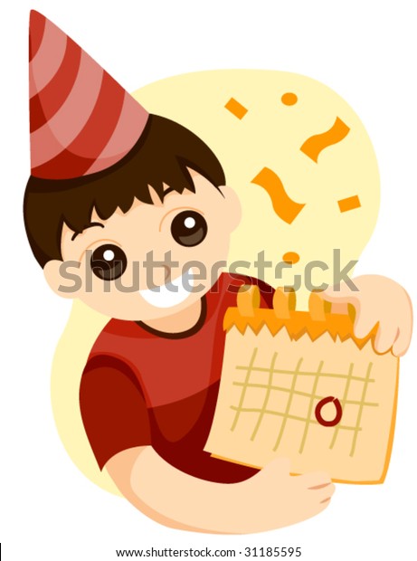 My Birthday Calendar - Vector