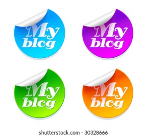 My Blog Stock Vector (Royalty Free) 30328666 | Shutterstock