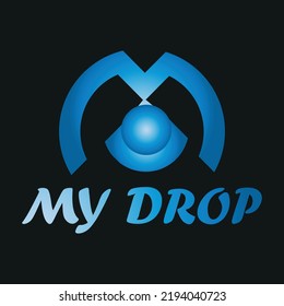 My Drop Logo Design This Design Stock Vector (Royalty Free) 2194040723 ...