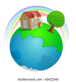 My Earth Stock Vector (Royalty Free) 65422345 | Shutterstock