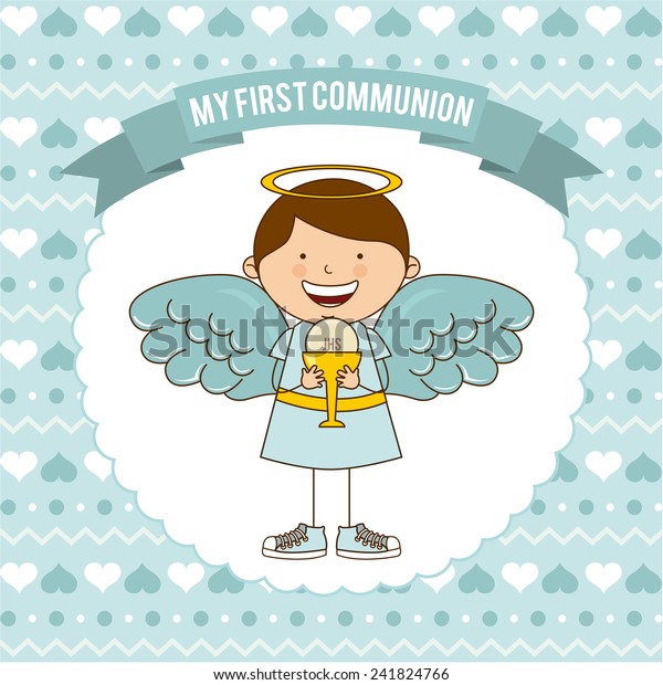 My First Communion Stock Vector (Royalty Free) 241824766 | Shutterstock