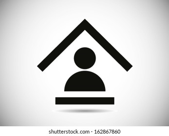 My Home Stock Vector (Royalty Free) 162867860 | Shutterstock
