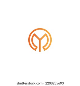 My Initials Logo Design Illustration Stock Vector (Royalty Free ...