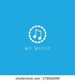 My Music Logo Template Vector Icon Stock Vector (Royalty Free ...