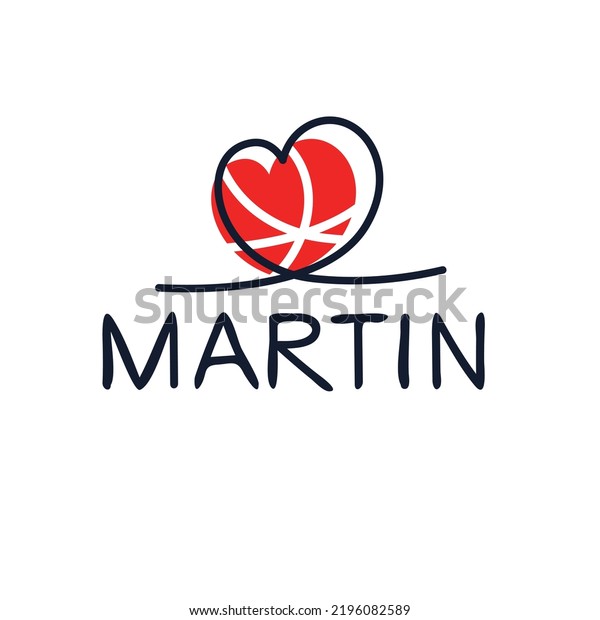 My Name Martin Name Stock Vector (Royalty Free) 2196082589 | Shutterstock