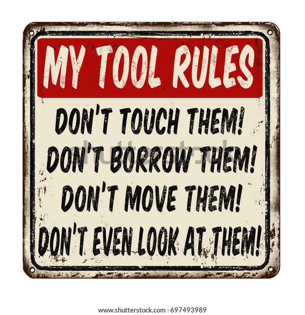 5 Metal tin sign tools rules 图片、库存照片和矢量图 | Shutterstock