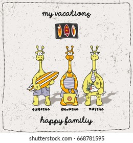 My Vacations Stock Vector (Royalty Free) 668781595 | Shutterstock