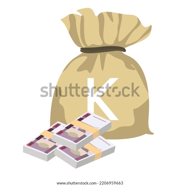 Myanmar Kyat Vector Illustration Southeast Asian Stock Vector (Royalty ...
