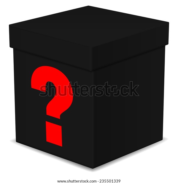 Mysterious Black Box Question Mark Isolated Stock Vector (Royalty Free ... Mysterious Black Box Question Mark Isolated Stock Vector (Royalty Free ...