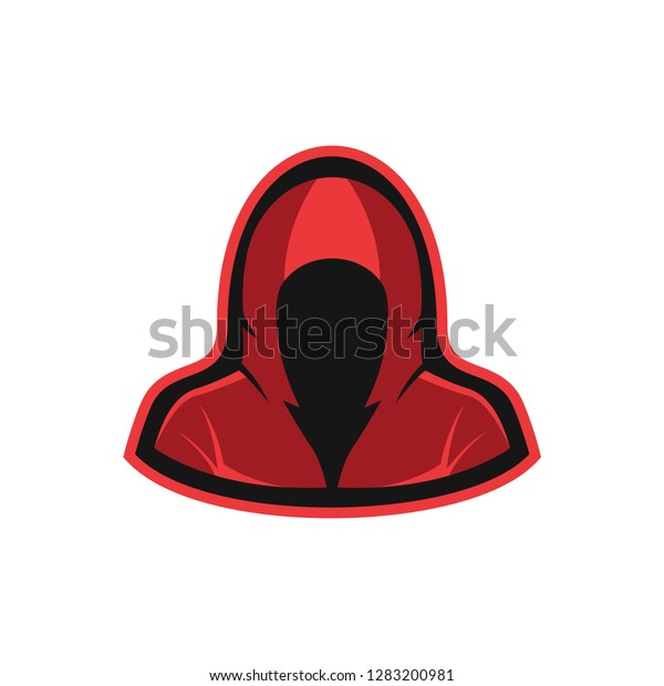 Mysterious Man Mascot Logo Stock Vector (Royalty Free) 1283200981 ...