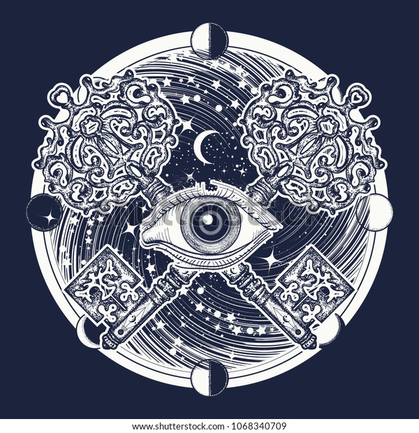 Mystical Esoteric Symbol Secret Knowledge All Stock Vector (Royalty ...