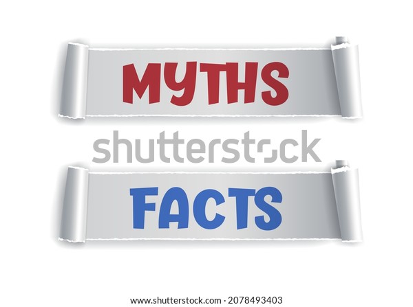 Myths Facts Sign Myths Vs Facts Stock Vector (Royalty Free) 2078493403 ...