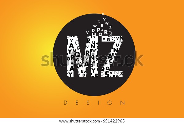 Mz M Z Logo Design Made Stock Vector (Royalty Free) 651422965 ...