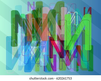 N Alphabet Background Icon Stock Vector (Royalty Free) 620261753 ...