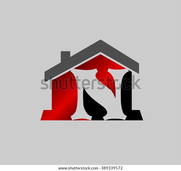 N Company Vector Logo Symbol Design Stock Vector (Royalty Free) 389339572