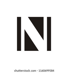 N Letter Logo Stroke Design Vector Stock Vector (Royalty Free) 1012093267