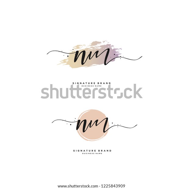 N M NM Initial letter handwriting and signature logo.