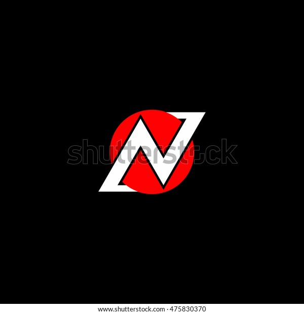 N Symbol Lightning Logo Stock Vector (Royalty Free) 475830370