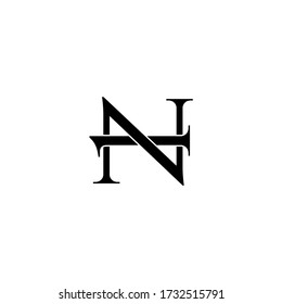 N1 Letter Original Monogram Logo Design: เวกเตอร์สต็อก (ปลอดค่า ...