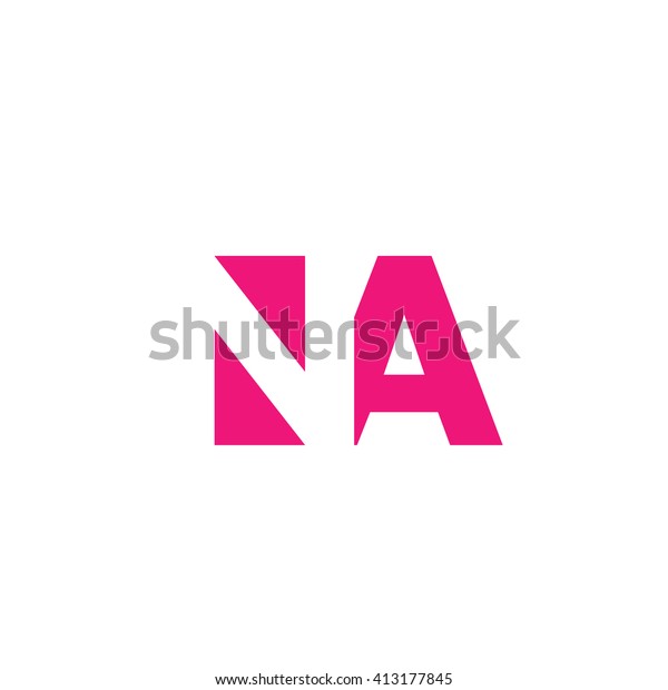 Na Logo Vector Graphic Branding Letter Stock Vector (Royalty Free ...