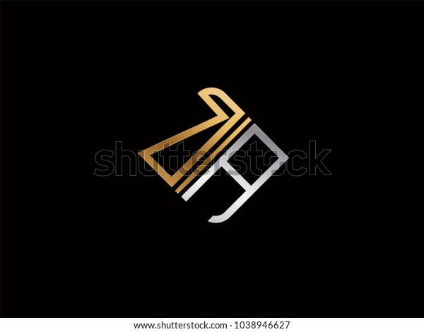 Na Square Shape Letter Logo Design Stock Vector (Royalty Free ...