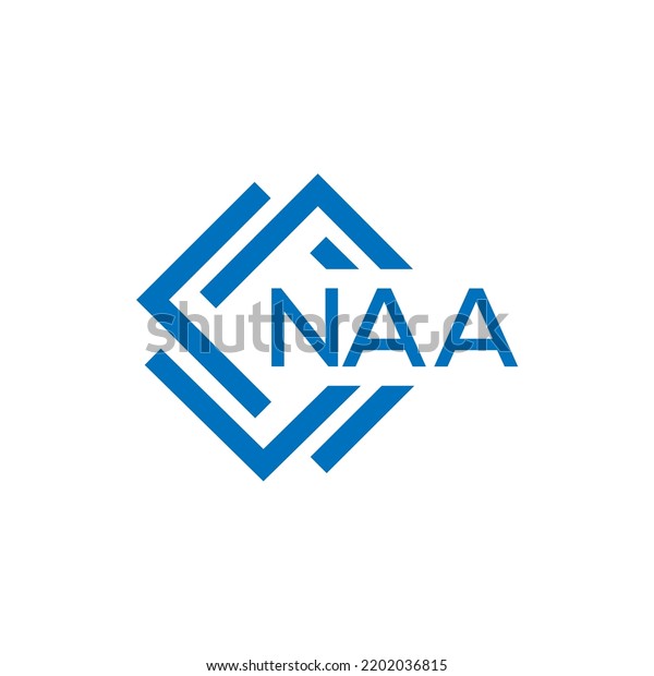 Naa Letter Logo Design On White Stock Vector (Royalty Free) 2202036815 ...