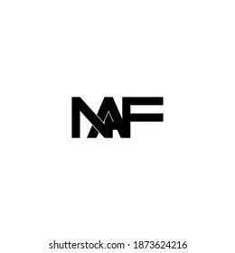 Naf Letter Original Monogram Logo Design Stock Vector (Royalty Free ...