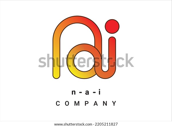 Nai Logo N Nice Logo Creator Stock Vector (Royalty Free) 2205211827 ...