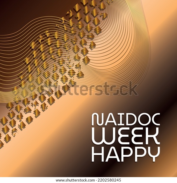 Naidoc Week Design Suitable Greeting Card Stock Vector (Royalty Free ...
