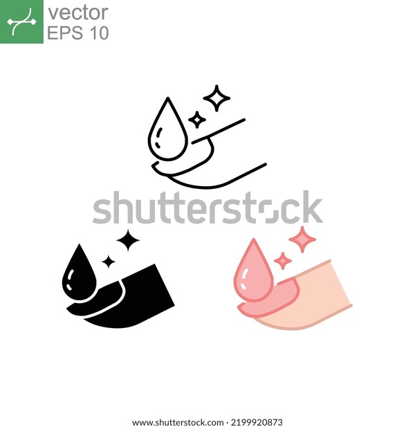 Nail Care Icon Different Style Solid Stock Vector (Royalty Free ...
