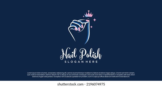Nail Logo Design Vector Beauty Lifestyle Stock Vector (Royalty Free ... Nail Logo Design Vector Beauty Lifestyle Stock Vector (Royalty Free ...