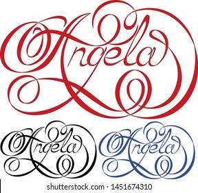 97 Angela name Images, Stock Photos & Vectors | Shutterstock