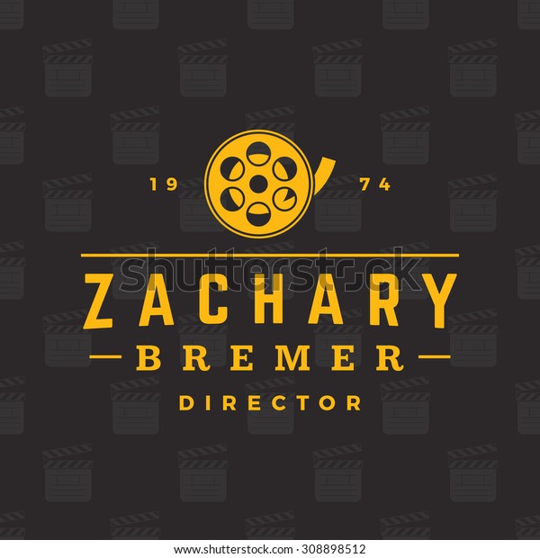 Name Based Director Emblem Personal Logotype Stock Vector (Royalty Free ...