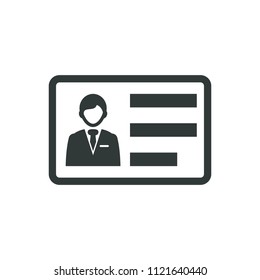 Name Card Icon Stock Vector (Royalty Free) 1121640440 | Shutterstock