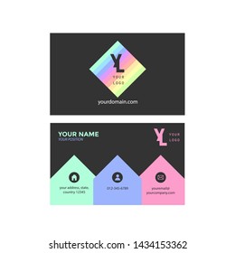 Name Card Vector Graphic Design Stock Vector (Royalty Free) 1434153362 ...