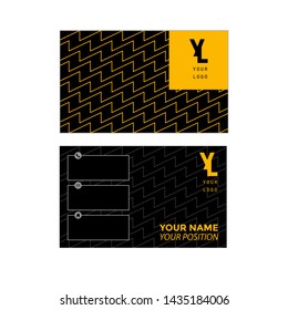 Name Card Vector Graphic Design Stock Vector (Royalty Free) 1435184006 ...