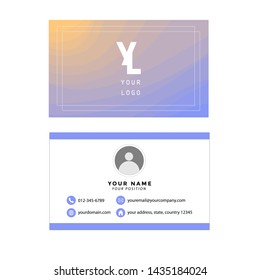 Name Card Vector Graphic Design Stock Vector (Royalty Free) 1435184027 ...